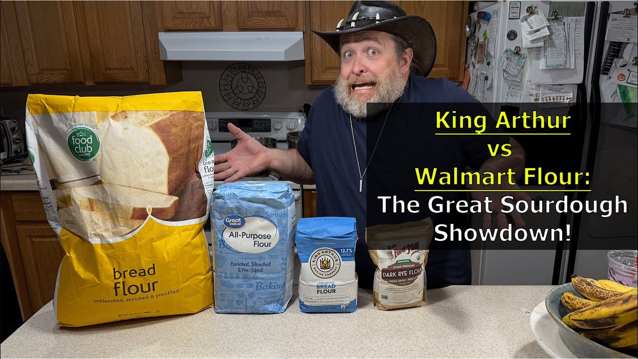 King Arthur vs Walmart Flour: The Great Sourdough Showdown! 🥖 - YouTube