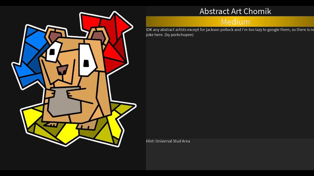 How to get "Abstract Art Chomik" FTC - YouTube