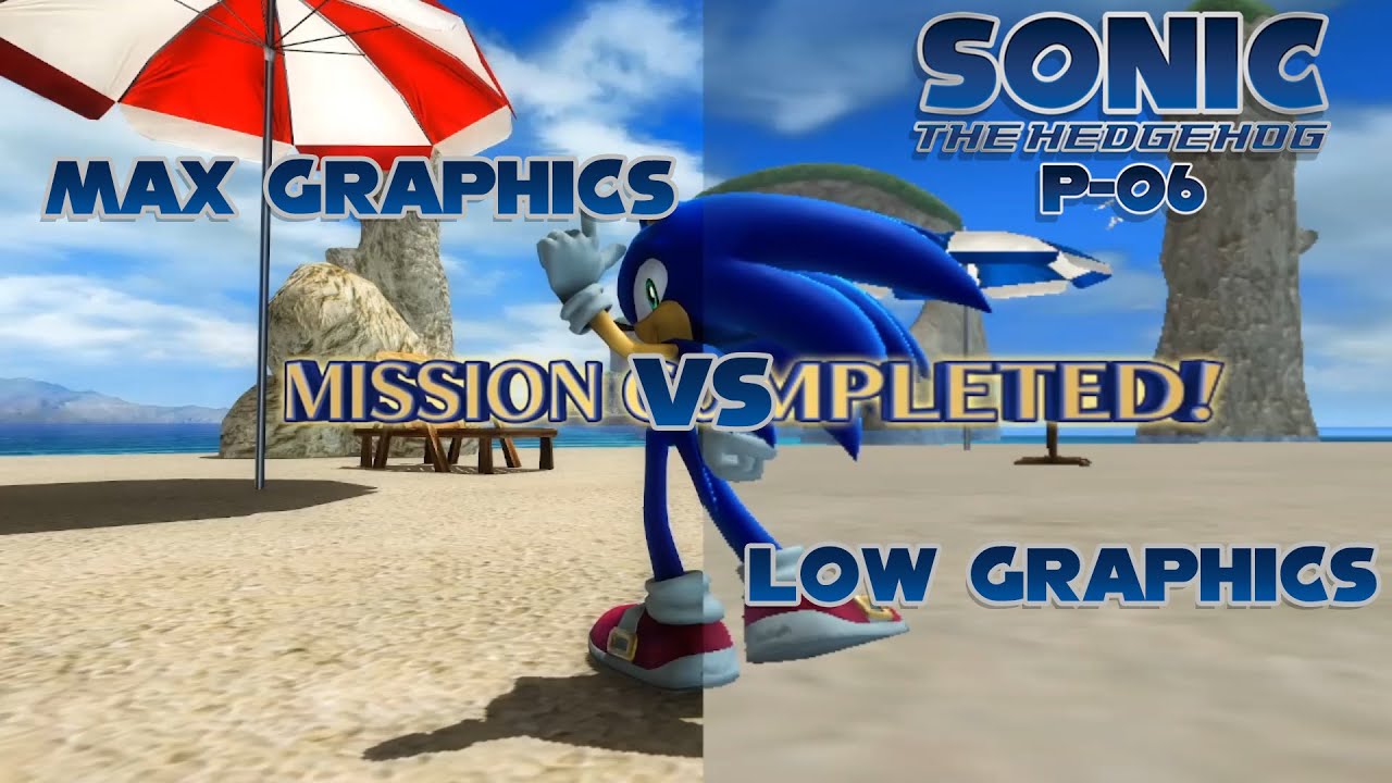 Sonic The Hedgehog "Project 06"| Max Graphics VS Lowest Graphics ...