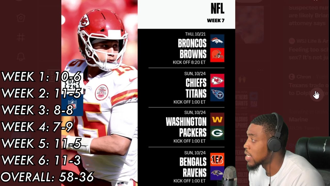 Week 7 Predictions | NFL 2021 Season - YouTube