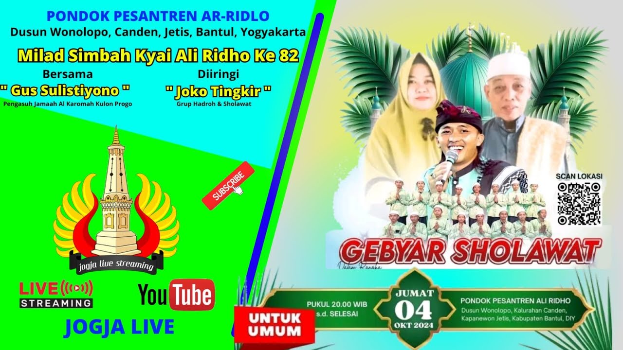 GEBYAR SHOLAWAT // GUS SULISTIYONO // MILAD SIMBAH KYAI ALI RIDHO KE 82 ...
