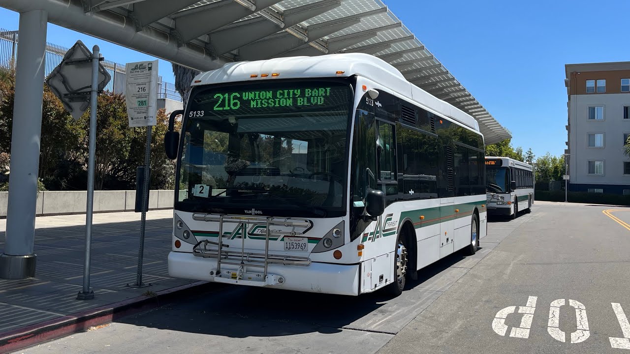 ⁴ᴷ⁶⁰ Realign Service Change | AC Transit 2009 Van Hool A300K #5133 on ...