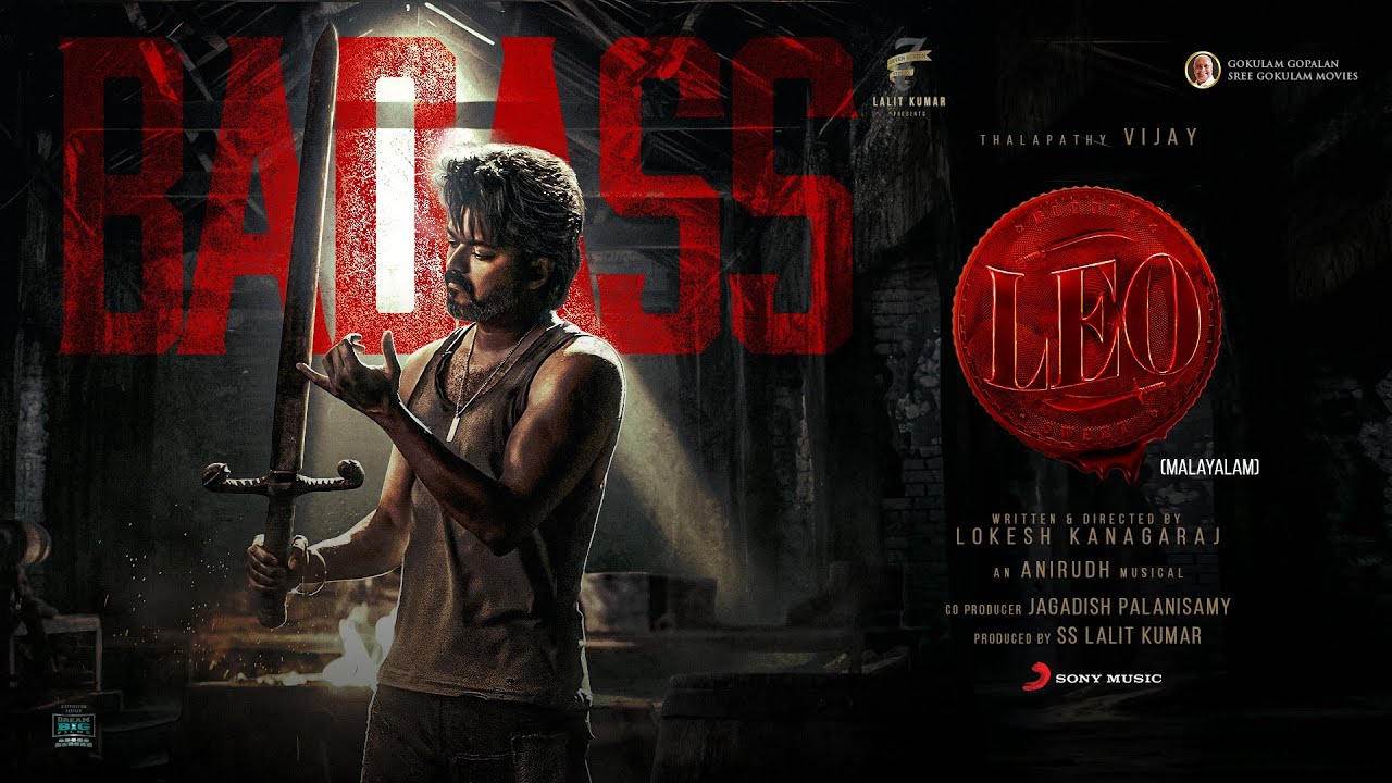 LEO (Malayalam) - Badass Lyric | Thalapathy Vijay | Lokesh Kanagaraj ...