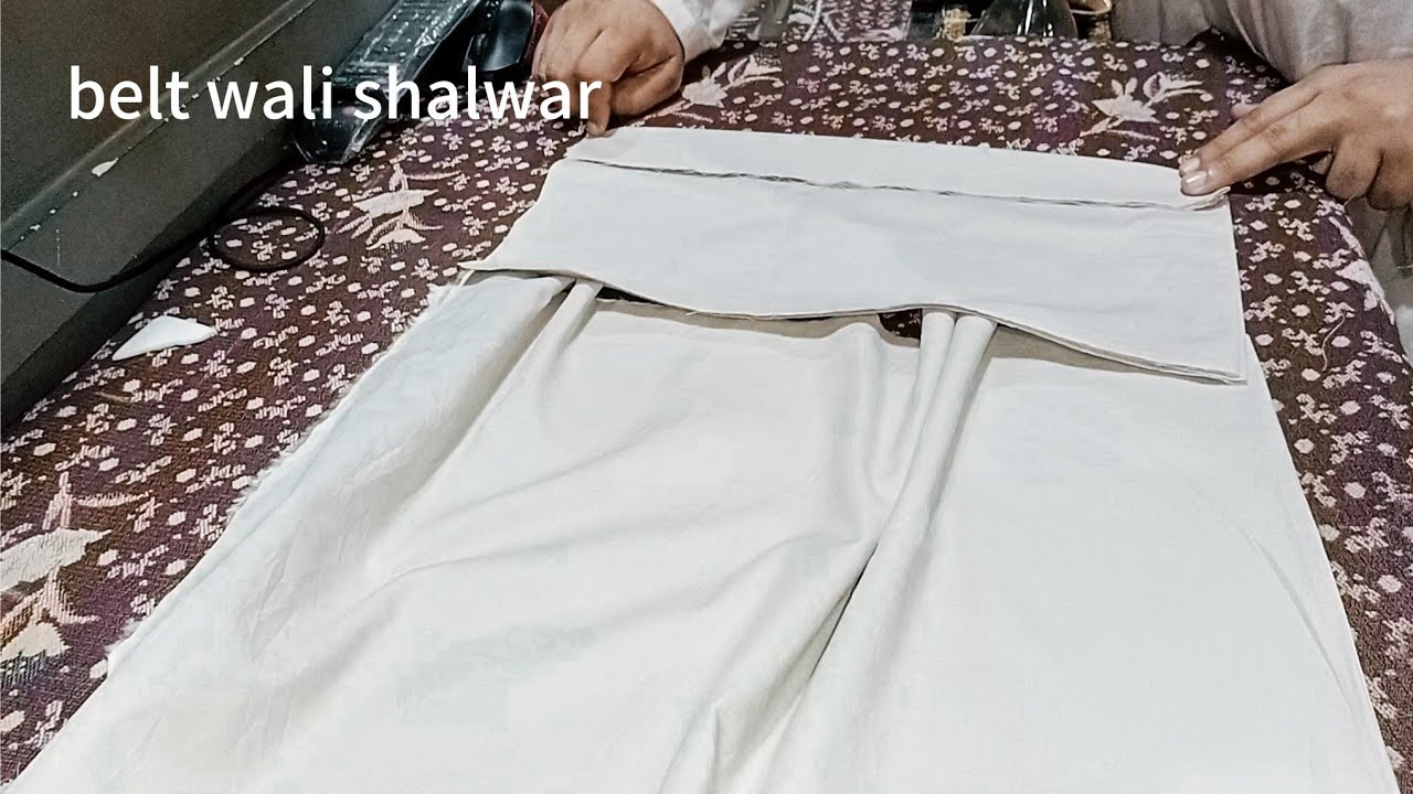 Belt wali shalwar cutting | Ladies belt shalwar cutting | Trendy ...