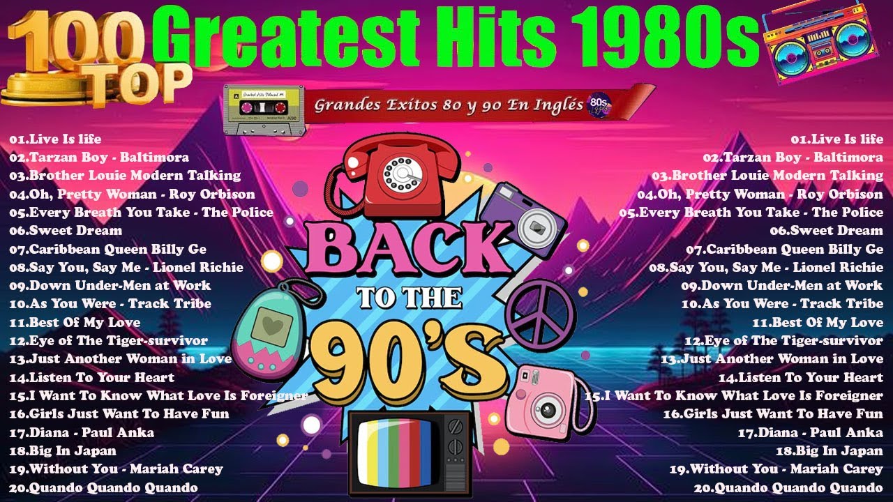 Las Mejores Canciones De Los 80 - Musica De Los 80 y 90 En Inglés ...