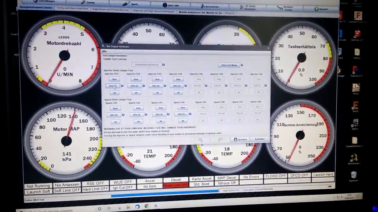 Mini EFI (MEFI) first test - YouTube