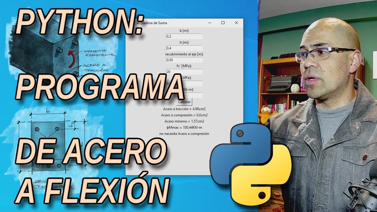 Como programar Acero por Flexión simple para vigas de concreto ...