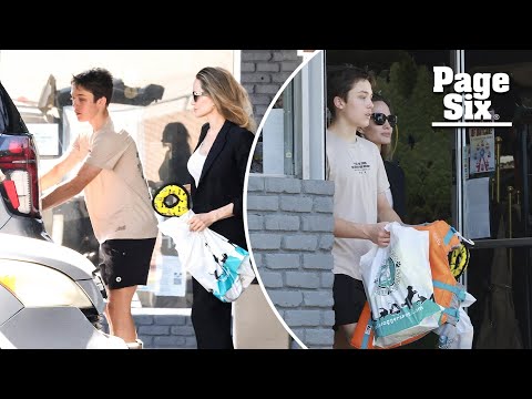 Angelina Jolie enjoys rare outing with son Knox, 15, in LA