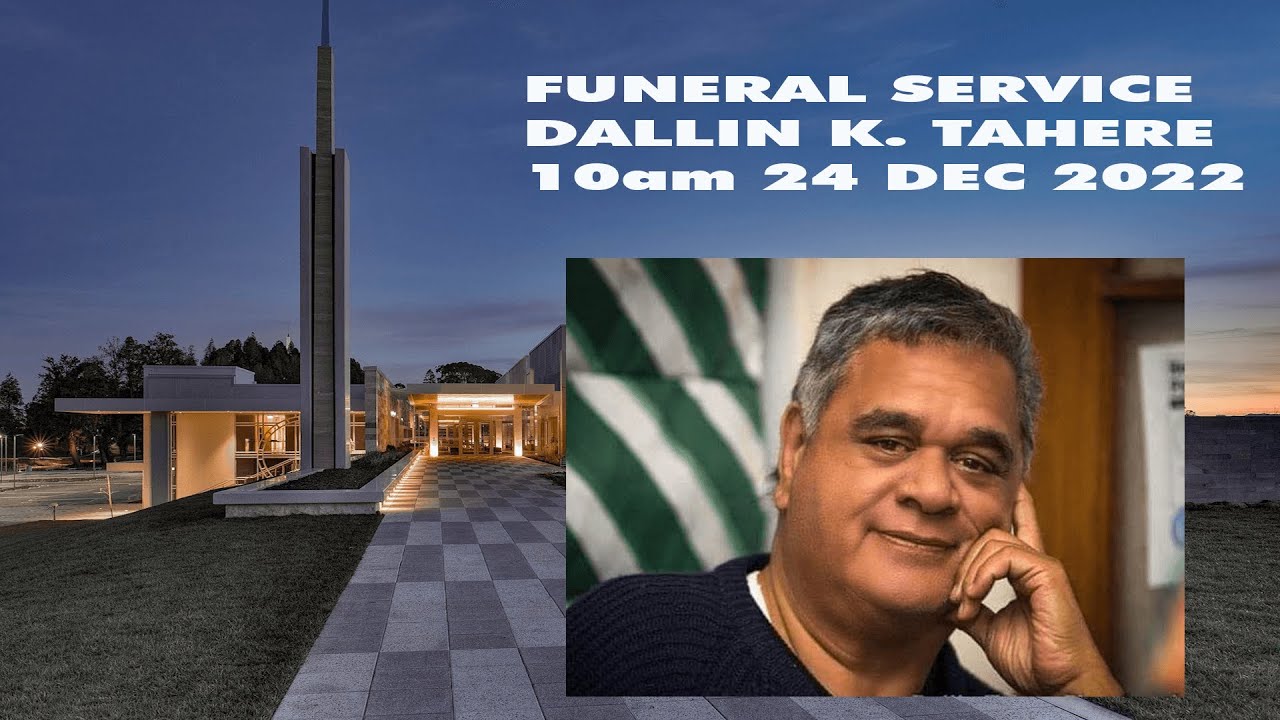 Funeral Service -- Dallin K. Tahere - YouTube