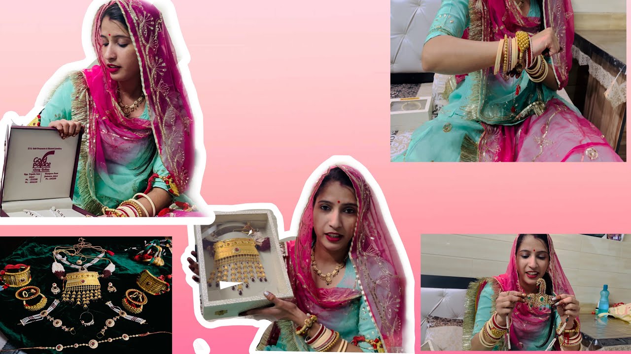 My Gold jewellery collection || Rajputi jewellery || USHA RATHORE VLOGS ...