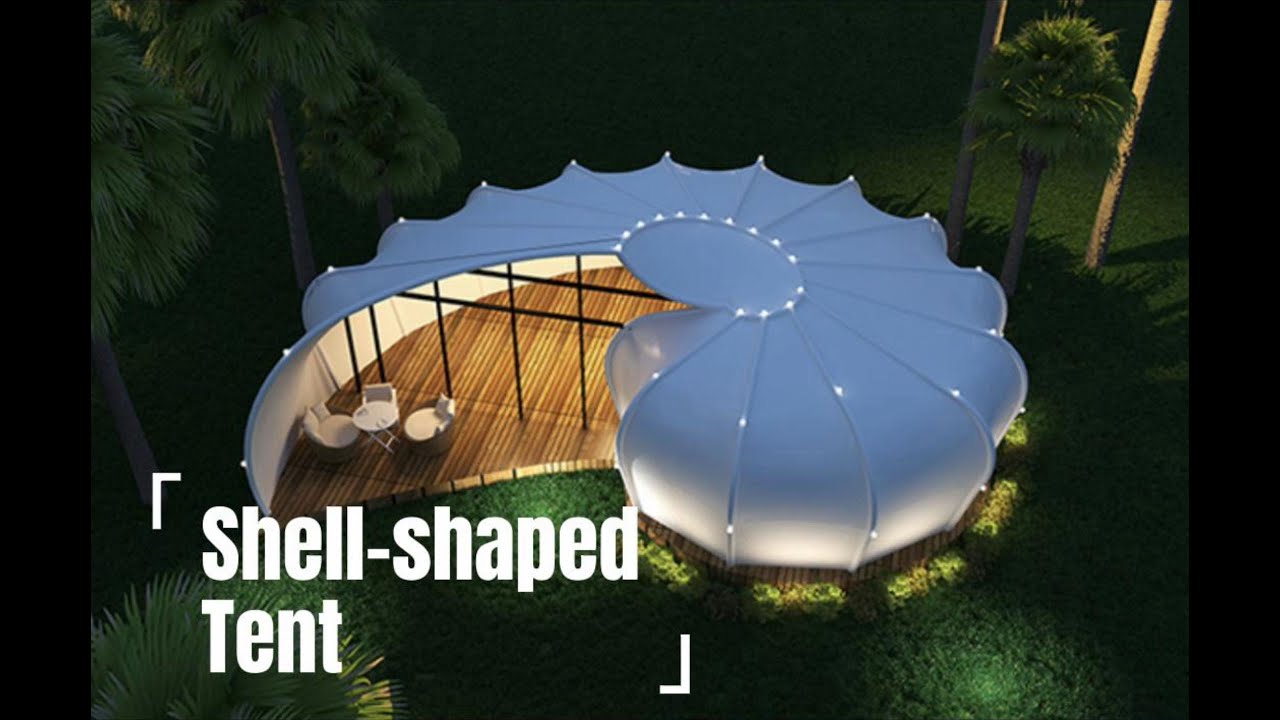 Shell-shaped Tent - YouTube