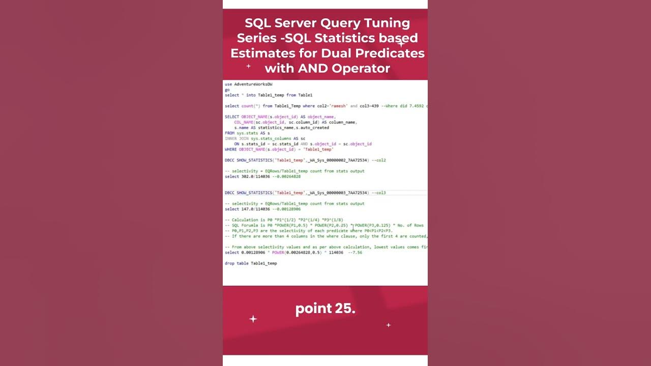 Sql Server Query Tuning Series Sql Statistics Based Estimates For Dual
