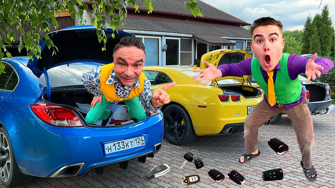 Older Mr. Joe in mask of Anonymous Stole Opel VS Mr. Joe Kids Video ...