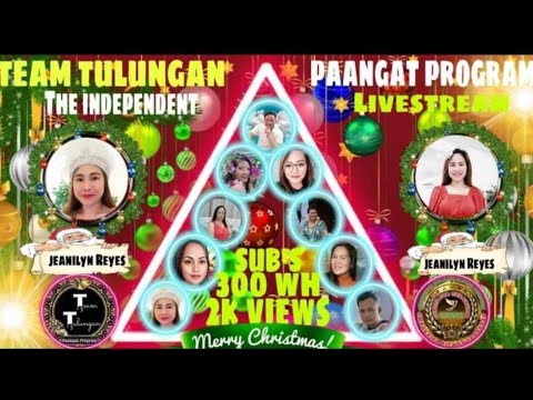 Live Stream # 107 Team Tulongan Paangat Programe - YouTube