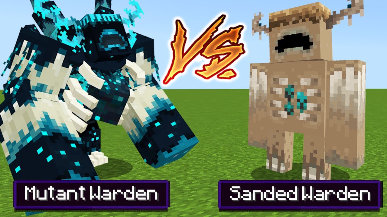 Sanded Warden VS Mutant Warden (MINECRAFT BATTLE) - YouTube