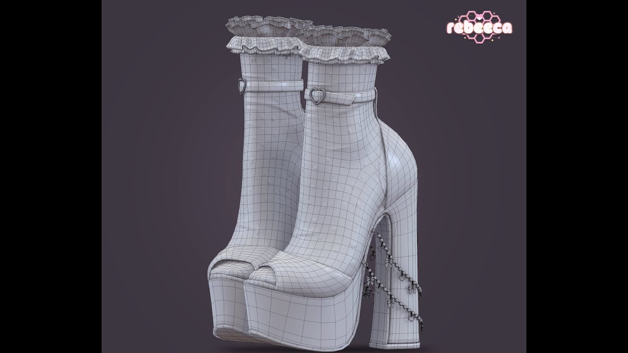 Heels Weight Paint for VRChat - YouTube