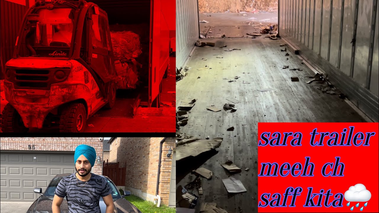 TORONTO TO NEW YORK || LOAD MESSED UP || TAKE 1 HR TO CLEAN THE TRAILER ...