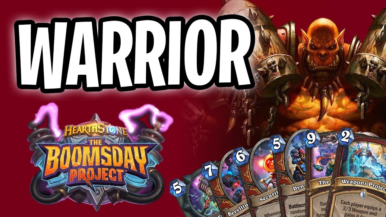 WARRIOR Card REVIEW | The Boomsday Project | Hearthstone - YouTube