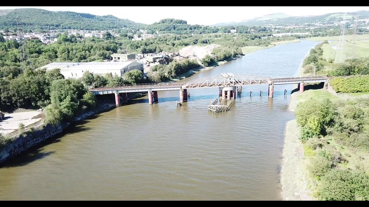 River Neath by drone. - YouTube
