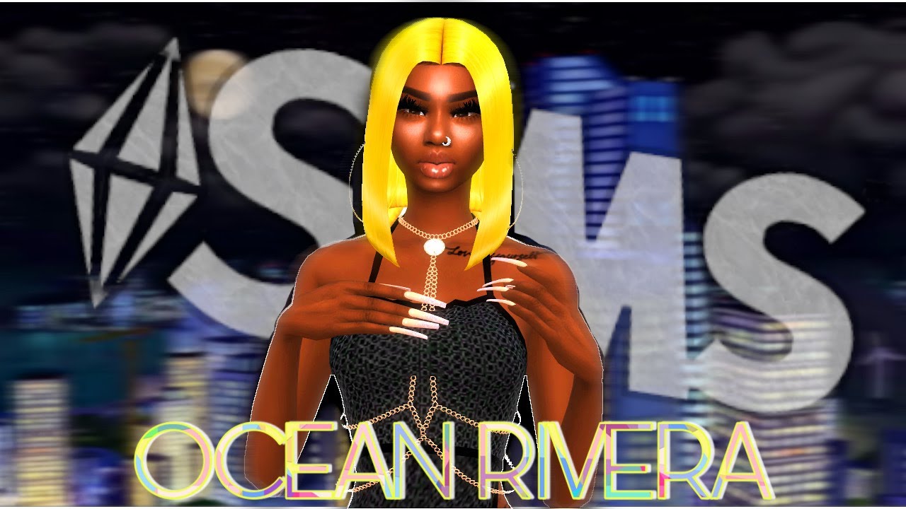 THE SIMS 4: OCEAN RIVERA | CAS + CC LINKS - YouTube