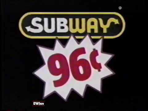 1995 Subway "$.96 Teaser" TV Commercial - YouTube