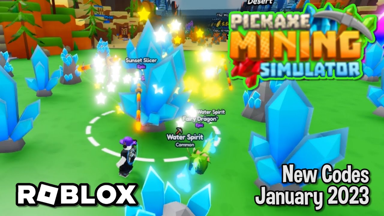 Roblox Pickaxe Mining Simulator New Codes January 2023 - YouTube