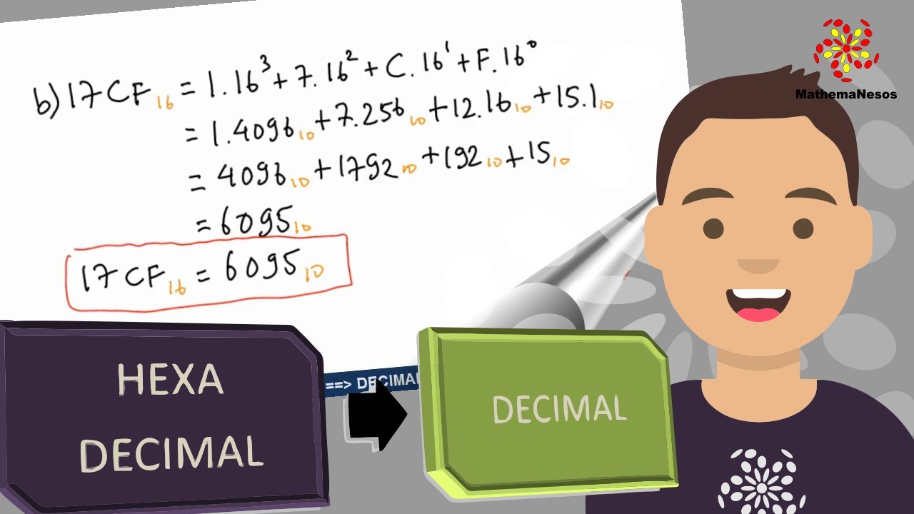 Konversi Basis Bilangan Hexadesimal ke Desimal - YouTube