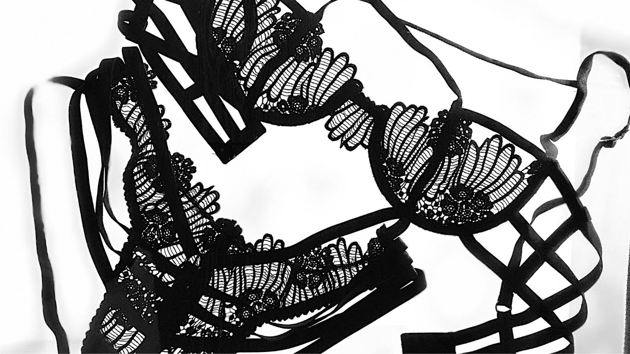 How to Make a Lace Bra Set? |Pattern making + Creation Process| - YouTube