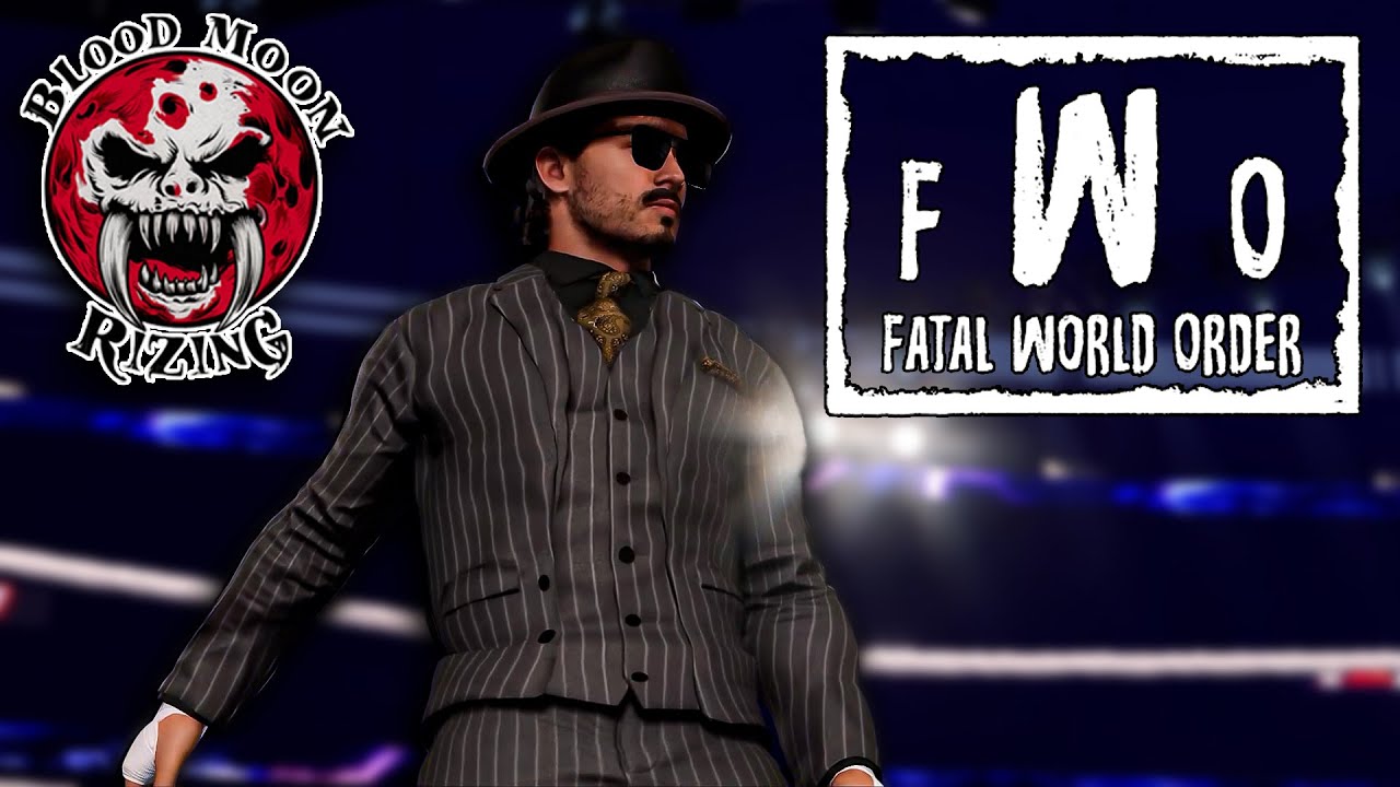 FWO WWE 2K24 Online League Match Card 3 Blood Moon Rizing - YouTube