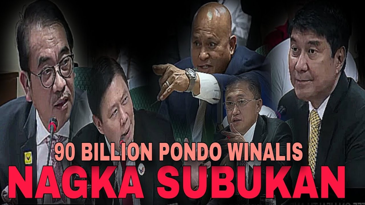 90 BILLION PONDO WINALIS! NAGK SUBUKAN SA SENADO!! - YouTube