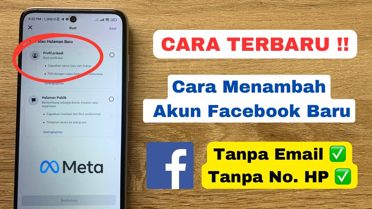 Cara Menambahkan Akun Facebook Baru - YouTube