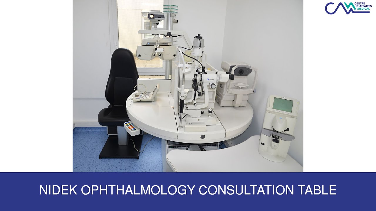 TABLE DE CONSULTATION OPHTALMOLOGIQUE NIDEK - YouTube