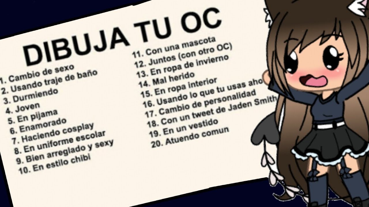 Reto Dibuja Tu Oc 《solgamer》 Youtube