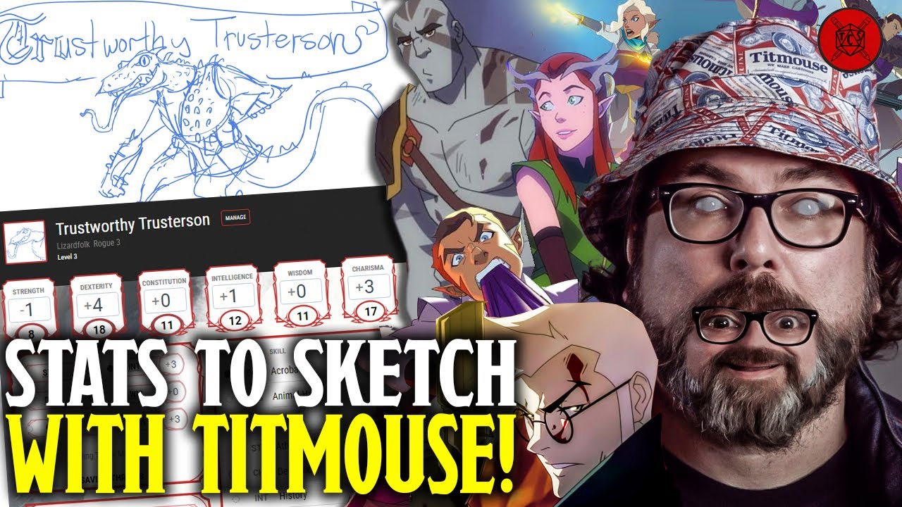 Creating D&D Characters With The Man Who Animated CRITICAL ROLE! - YouTube