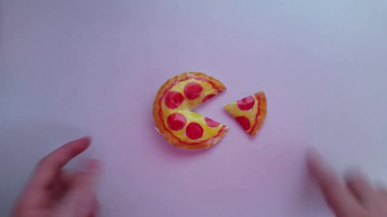 DIY Pizza and Pizza Slice Paper Squishy - YouTube