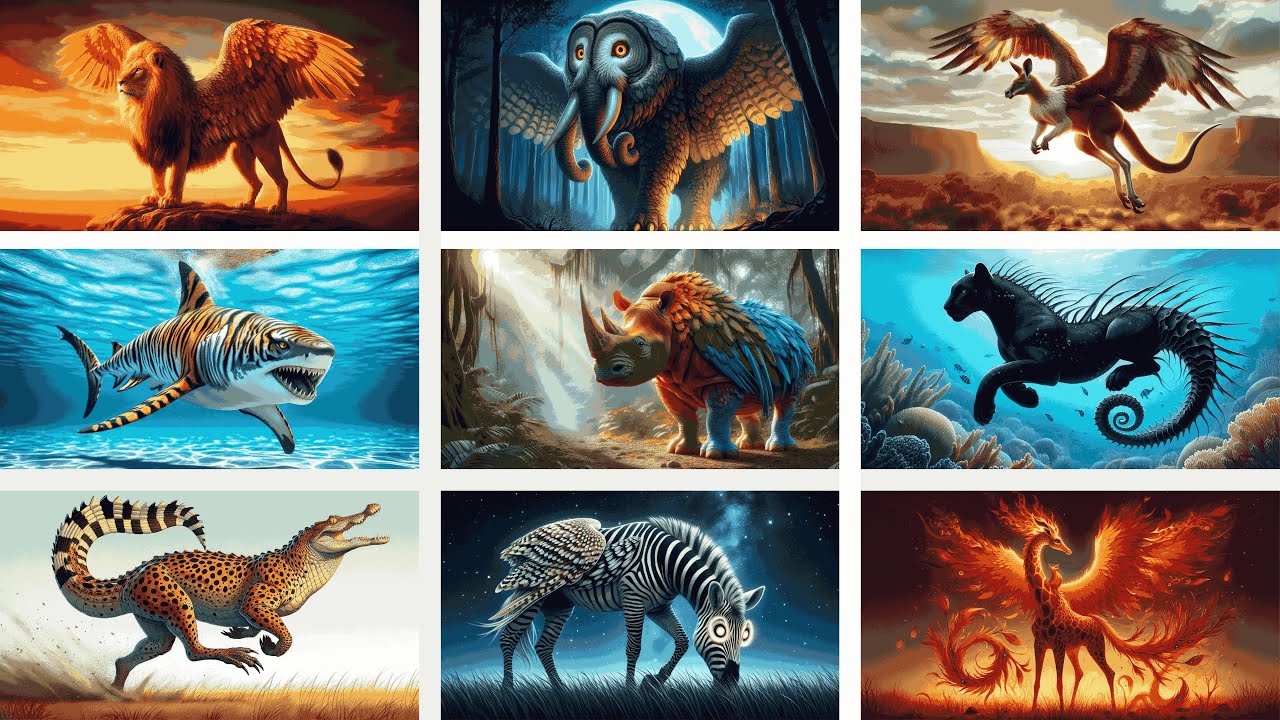 New AI Hybrid Animals Fusions Video 2025 | Stunning Animal Hybrids ...