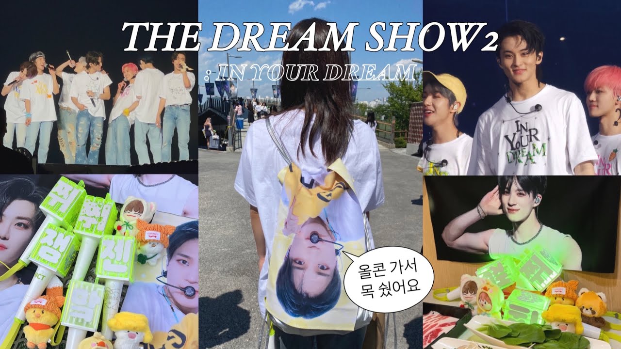 시즈니 브이로그 The Dream Show2 방구석 드림쇼 가보자고💚 엔시티 드림 더 드림쇼 앙콘 올콘 가즈아 분량 조절 실패로 저를 버렸어요🐶 콘서트 브이