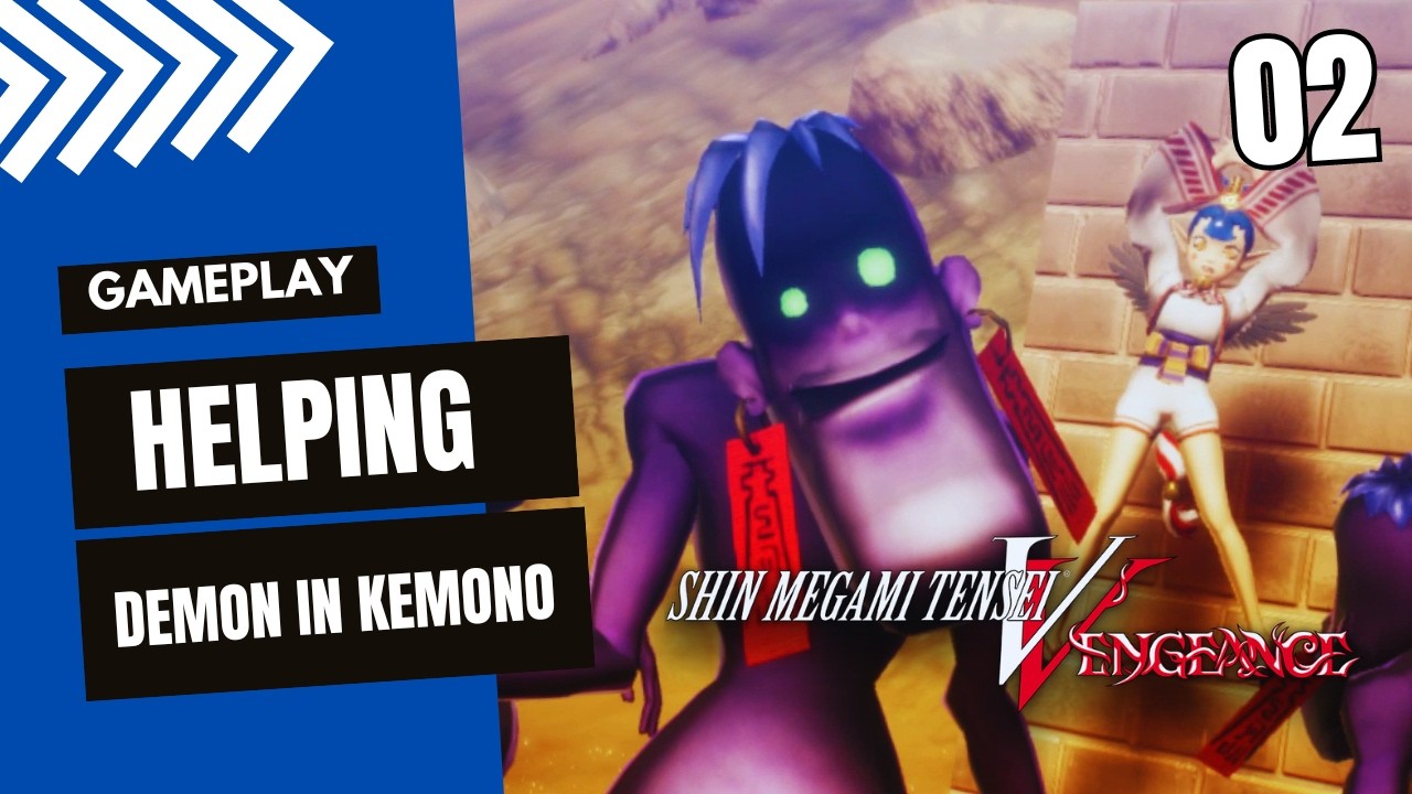 SHIN MEGAMI TENSEI V VENGEANCE HELPING DEMON IN KEMONO QUEST GAMEPLAY ...