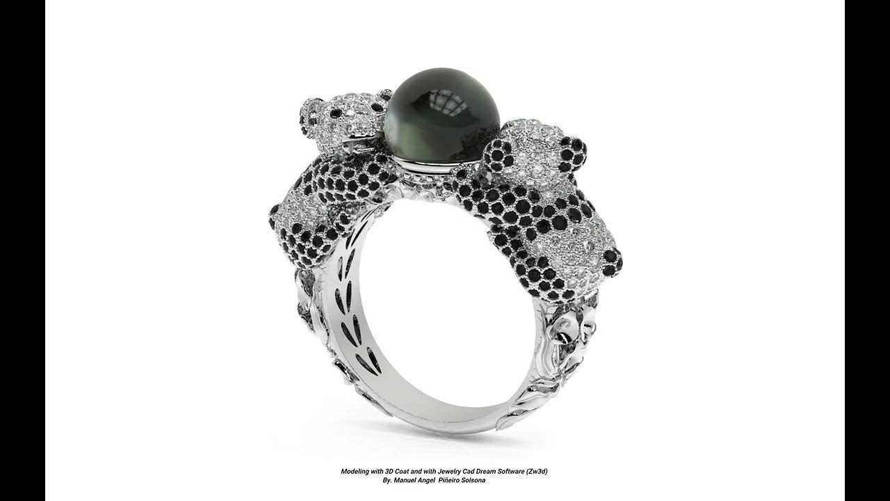 Modeling with 3D Coat and with Jewelry Cad Dream Software (Zw3d). By. Manuel Angel Piñeiro ...