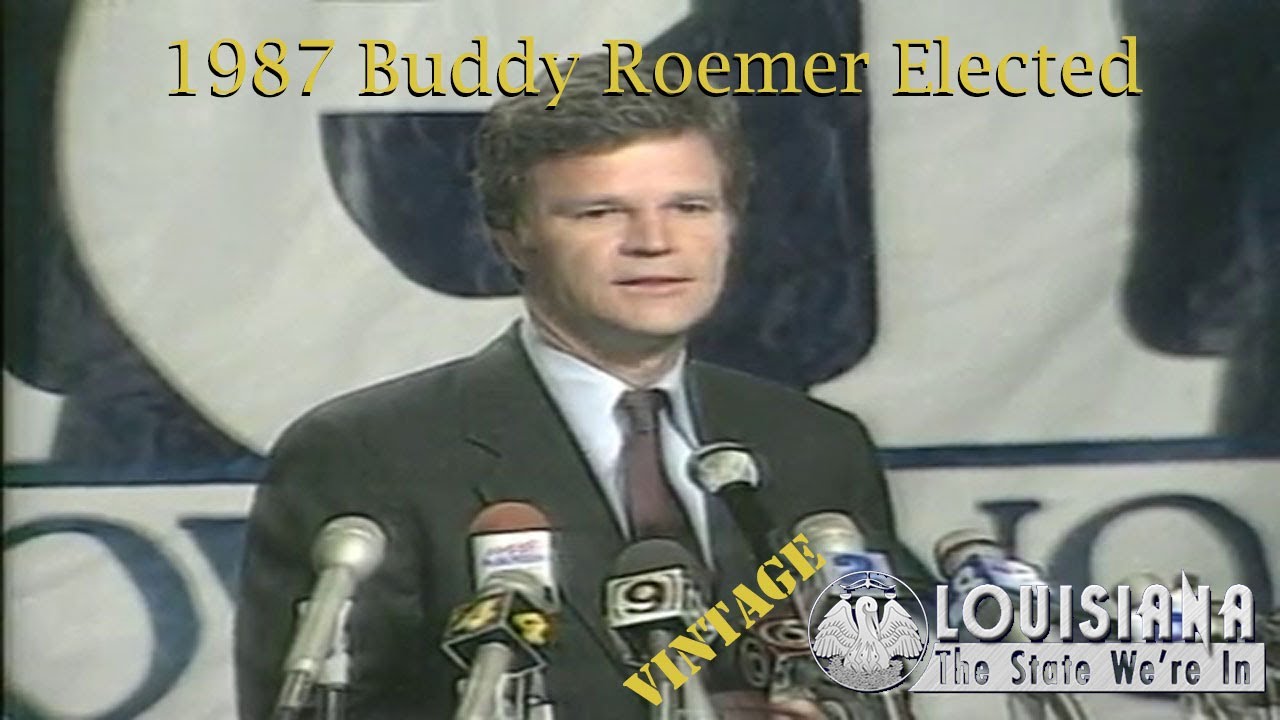 Buddy Roemer Elected Governor | 10/30/87 | Vintage LSWI - YouTube