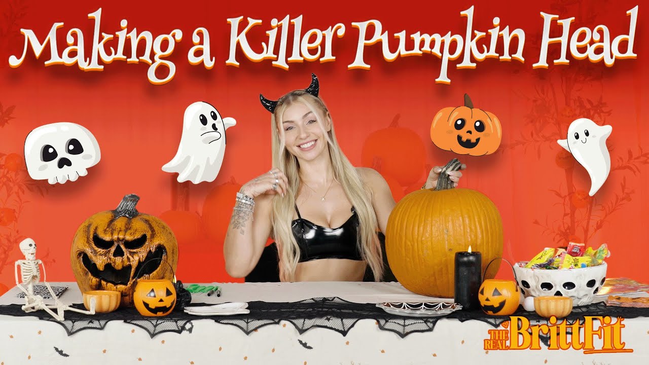 Pumpkin Head Project | The Real Britt Fit - YouTube