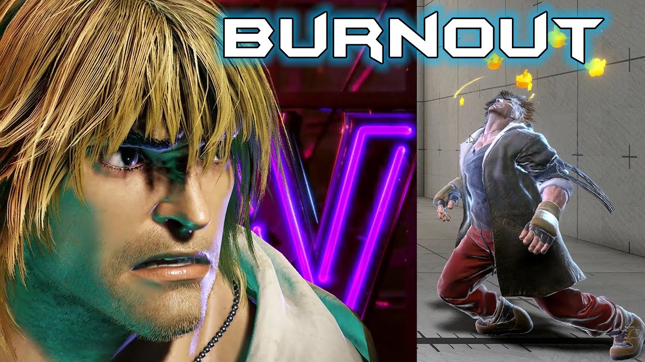 Ken Basic Combos when you're BURNOUT/ Street Fighter 6 Beta - YouTube