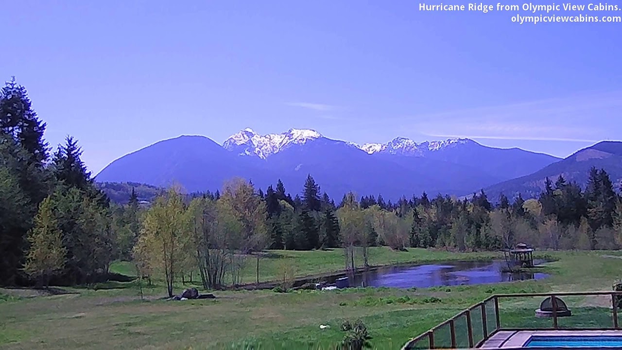 2018-05-02 Olympic View Cabins Hurricane Ridge Cam - YouTube