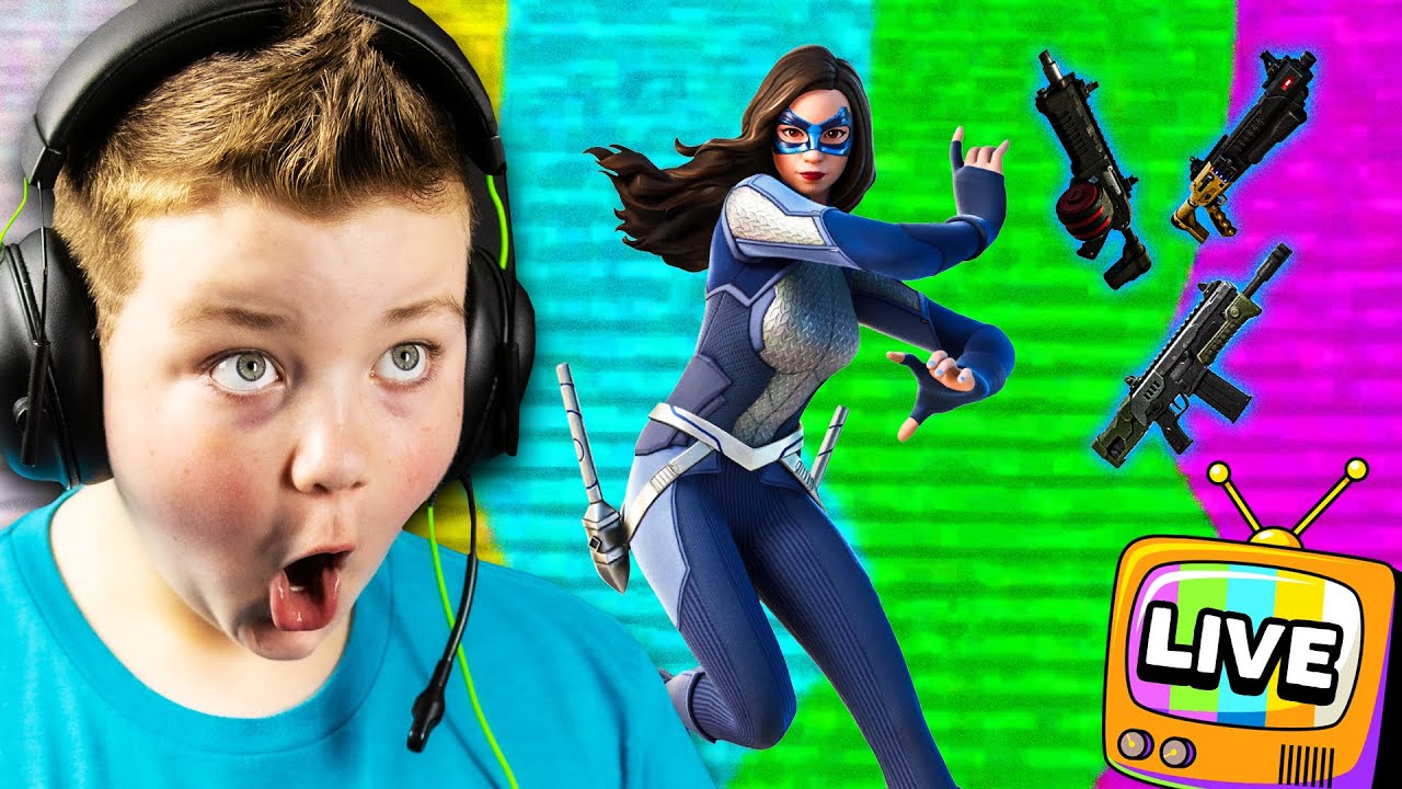 Fortnite Dreamer Skin Challenge!!! LIVE | Uploads of Fun - YouTube