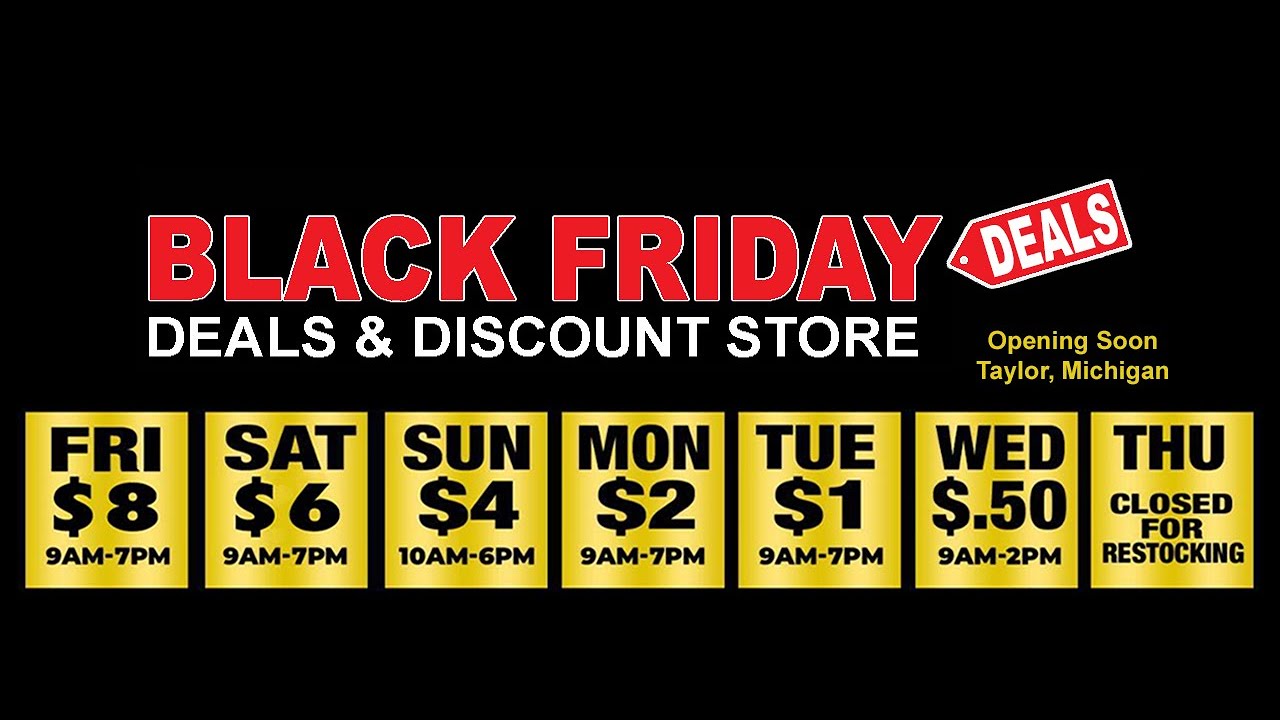 Black Friday | Black Friday Deals Michigan | Daily Countdown Deals ...