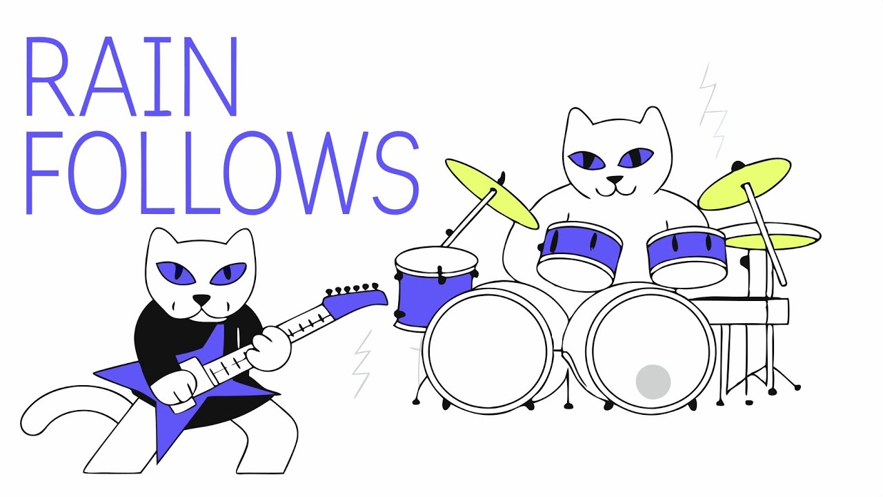 Metallicat Plays Rain Follows – Epic Cat Band Music! - YouTube