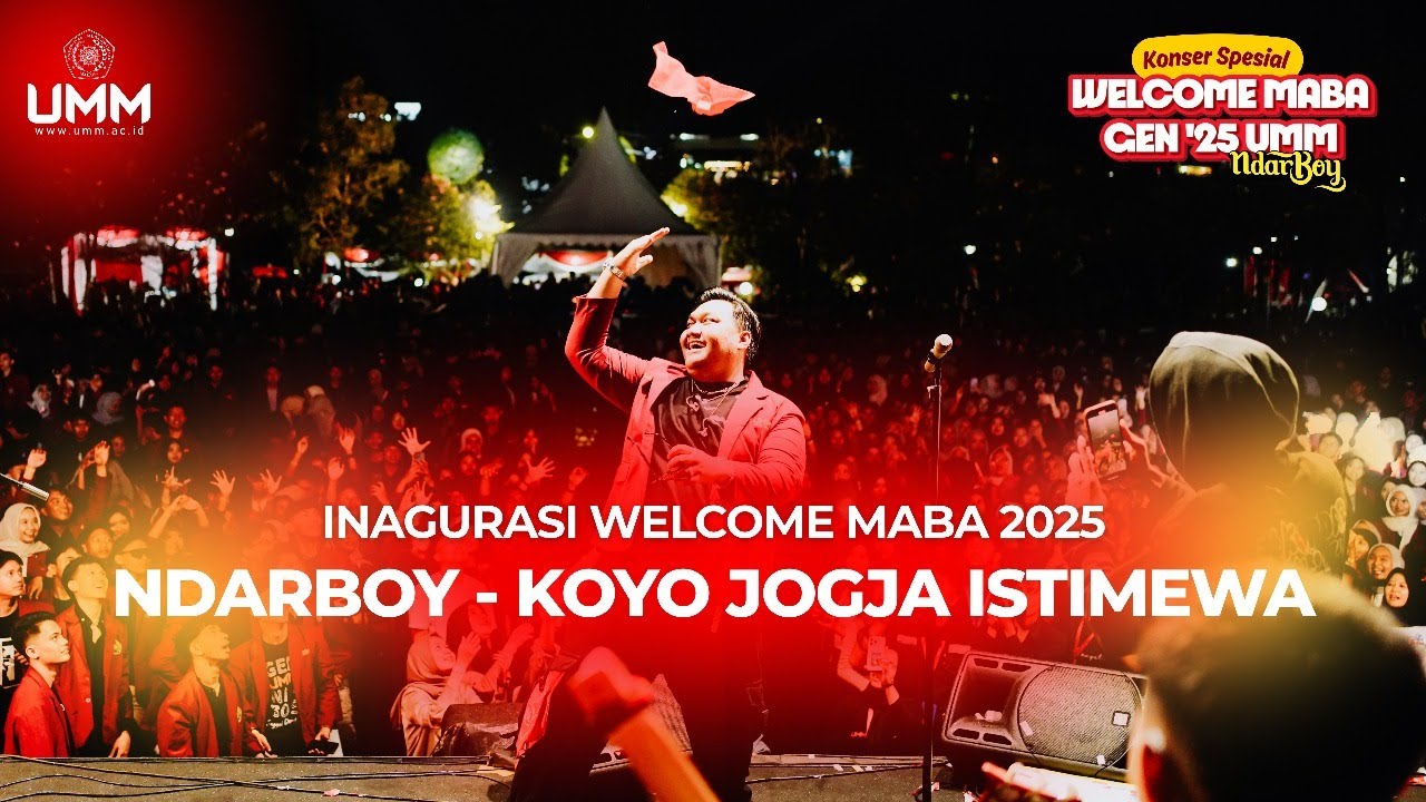 Ndarboy Genk - Koyo Jogja Istimewa | Konser Spesial Welcome Maba Gen 25 ...