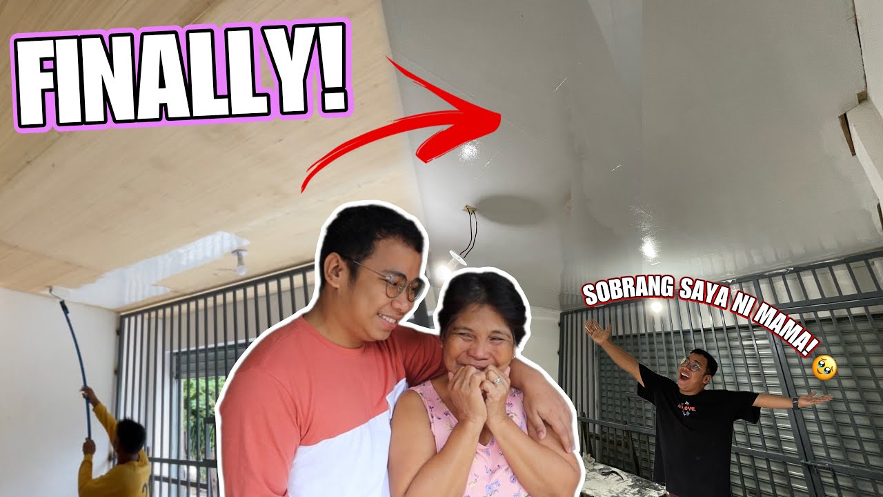 NAGPINTURA NA SA CEILING NG TINDAHAN NI MAMA! 🥹😍 (BAGONG BAHAY UPDATE ...