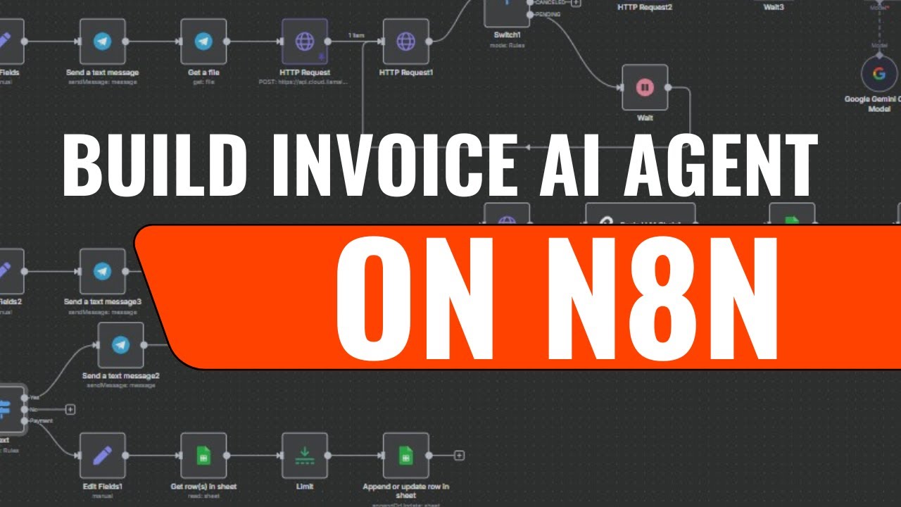 STOP Manually Processing Invoices — Try This AI Automation (n8n Tutorial) - YouTube
