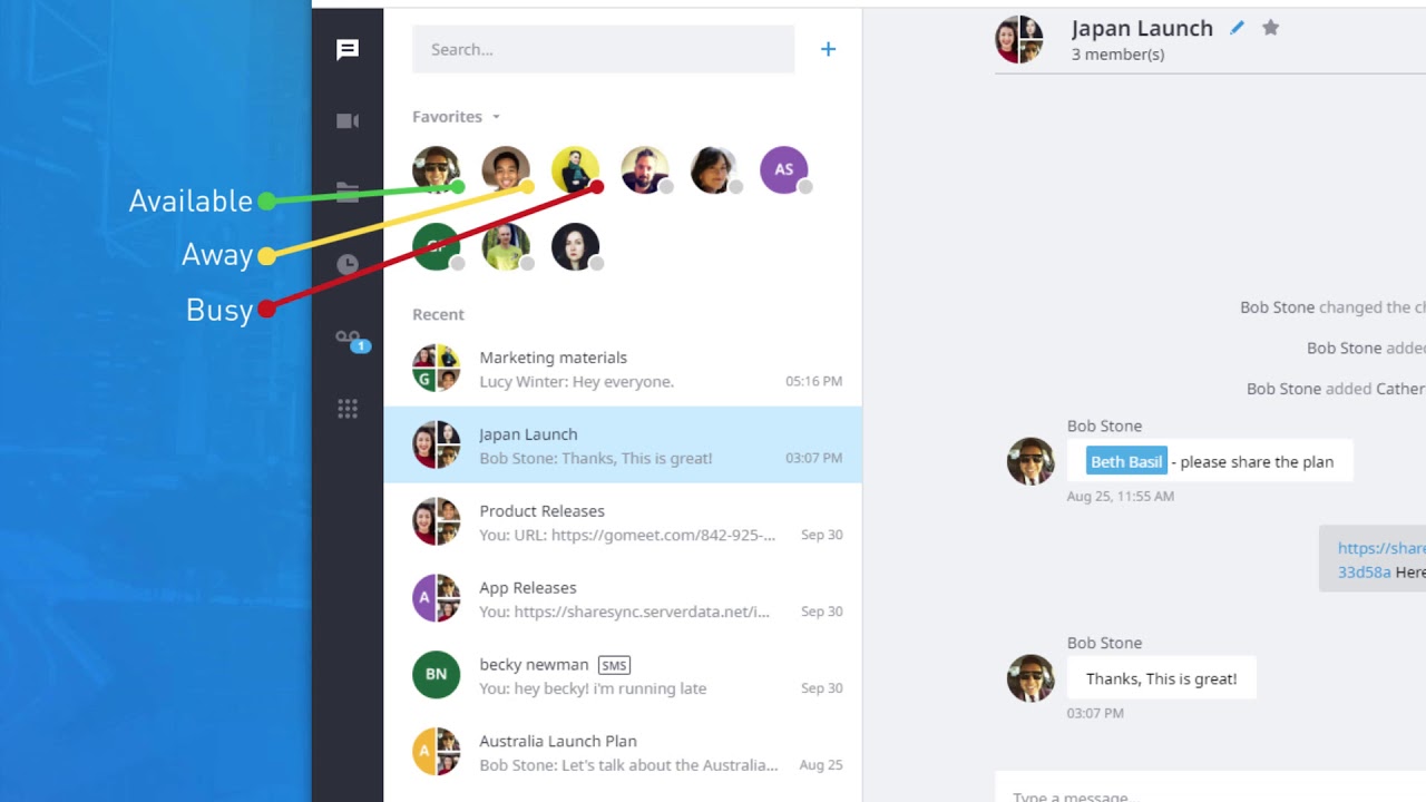 UNIVERGE BLUE CONNECT Calling - YouTube